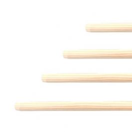 Houten steel 150 x 2.8 cm gepunt tot 20 mm